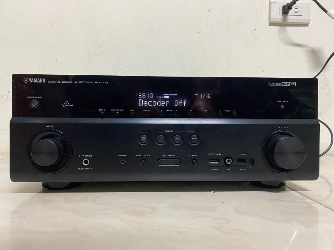 YAMAHA RX V773 收音/AV環繞擴大機 藍光 3D 4K家庭劇院 7.2聲道 HDMI 全新副廠遙控器, 耳機及錄音音訊設備 ...