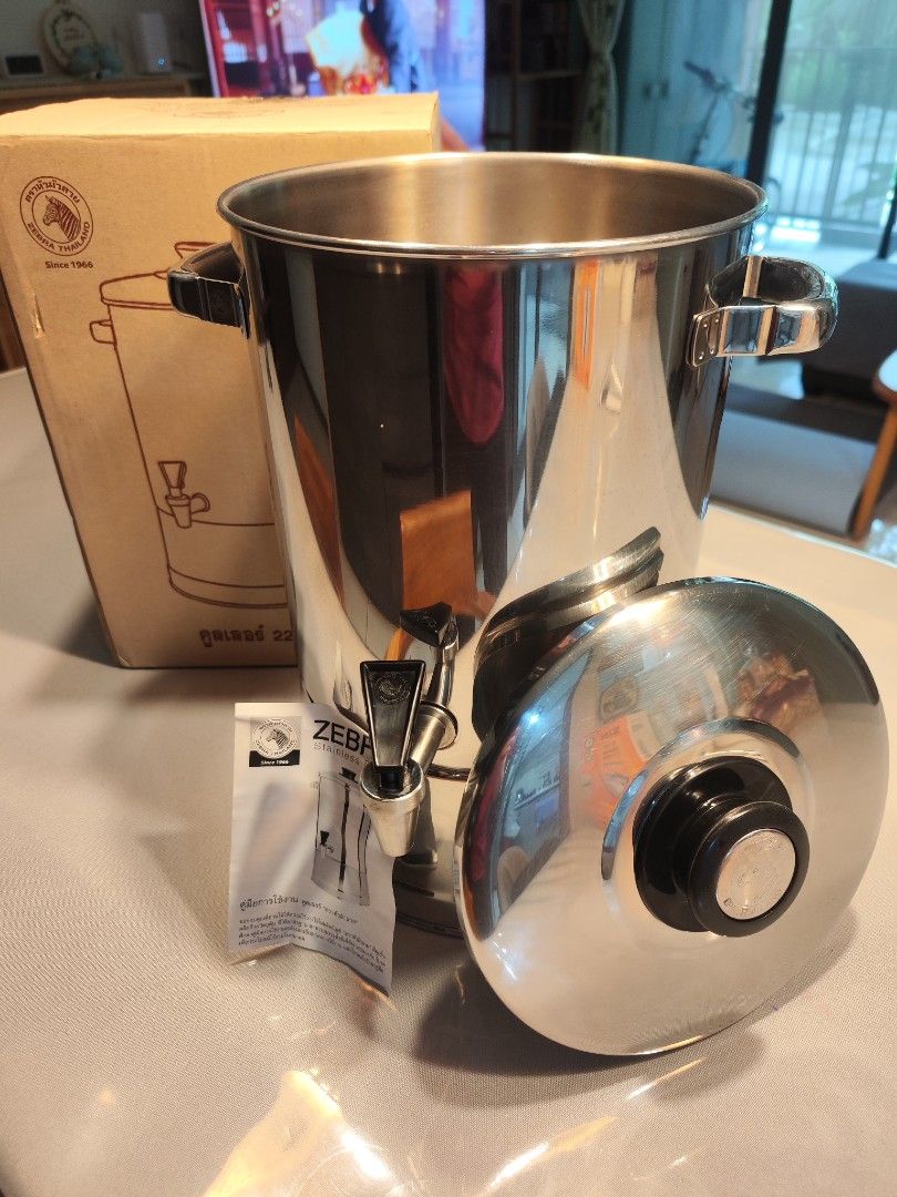 Zebra Stainless Steel water dispenser 22cm 8.7L, TV & Home Appliances ...