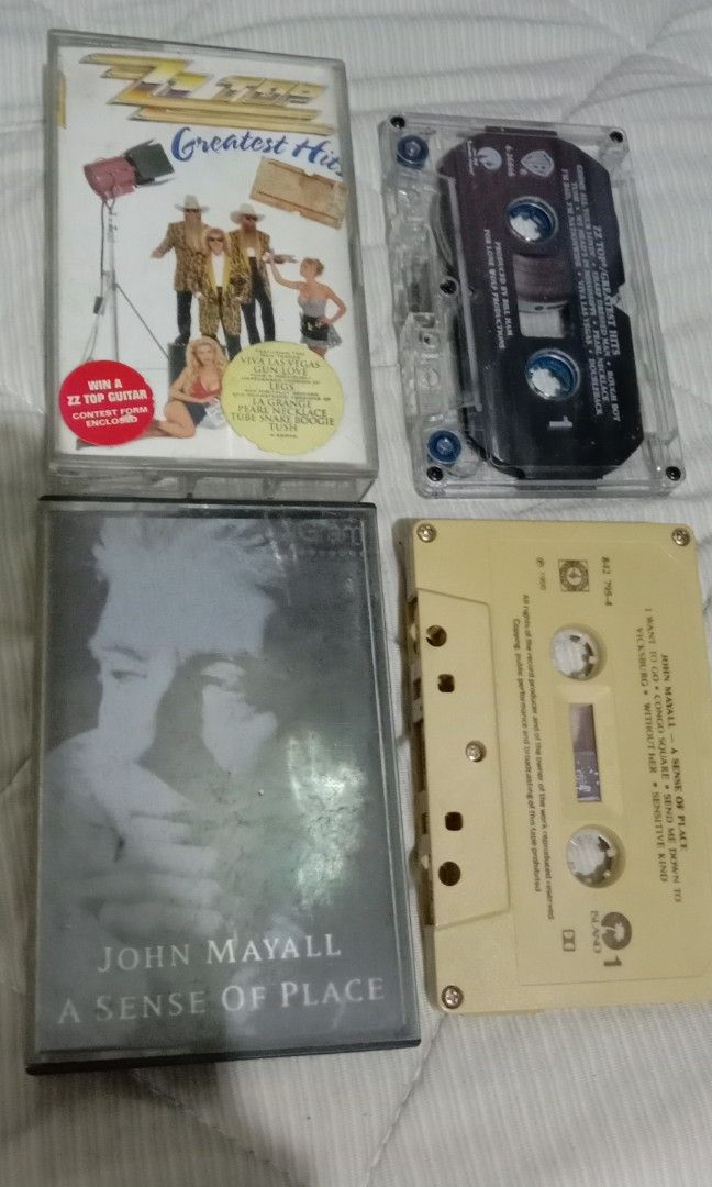 Zz Top & John Mayall kaset, Hobbies & Toys, Music & Media, CDs & DVDs ...