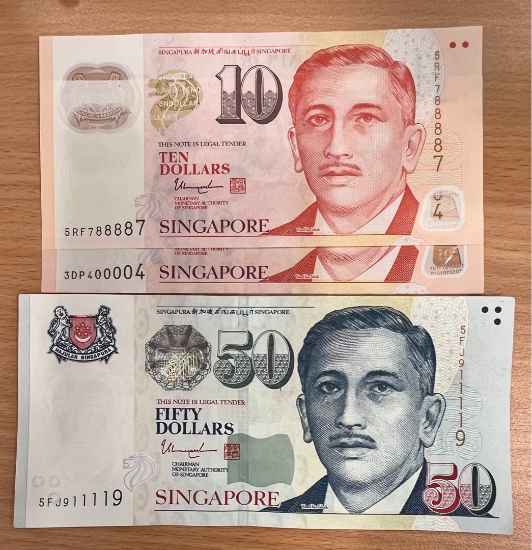 $10 & $50 notes with fancy super radar numbers, Hobbies & Toys ...