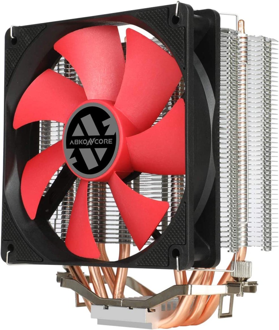 1322) ABKONCORE AM4 CPU Cooler CT401, 4 Continuous Direct Contact ...