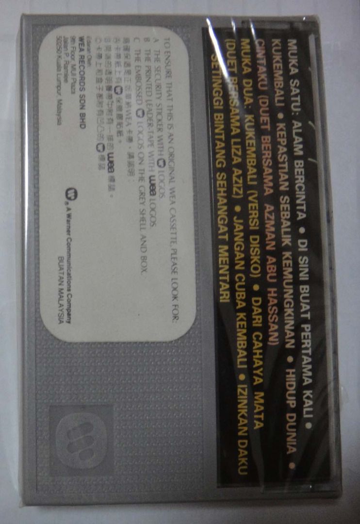 (1670 ) WEA Malay Cassette Kaset Melayu~ Azlina Aziz "Di Sini Buat Pertama Kali", Hobbies & Toys ...