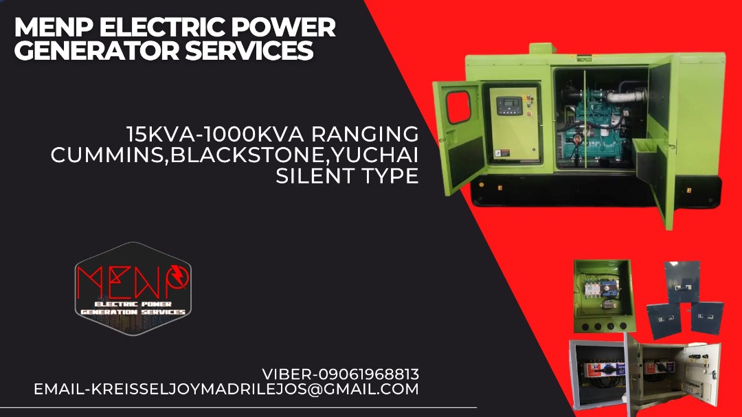 500KVA GENERATOR SET AND ATS, Commercial & Industrial, Construction ...
