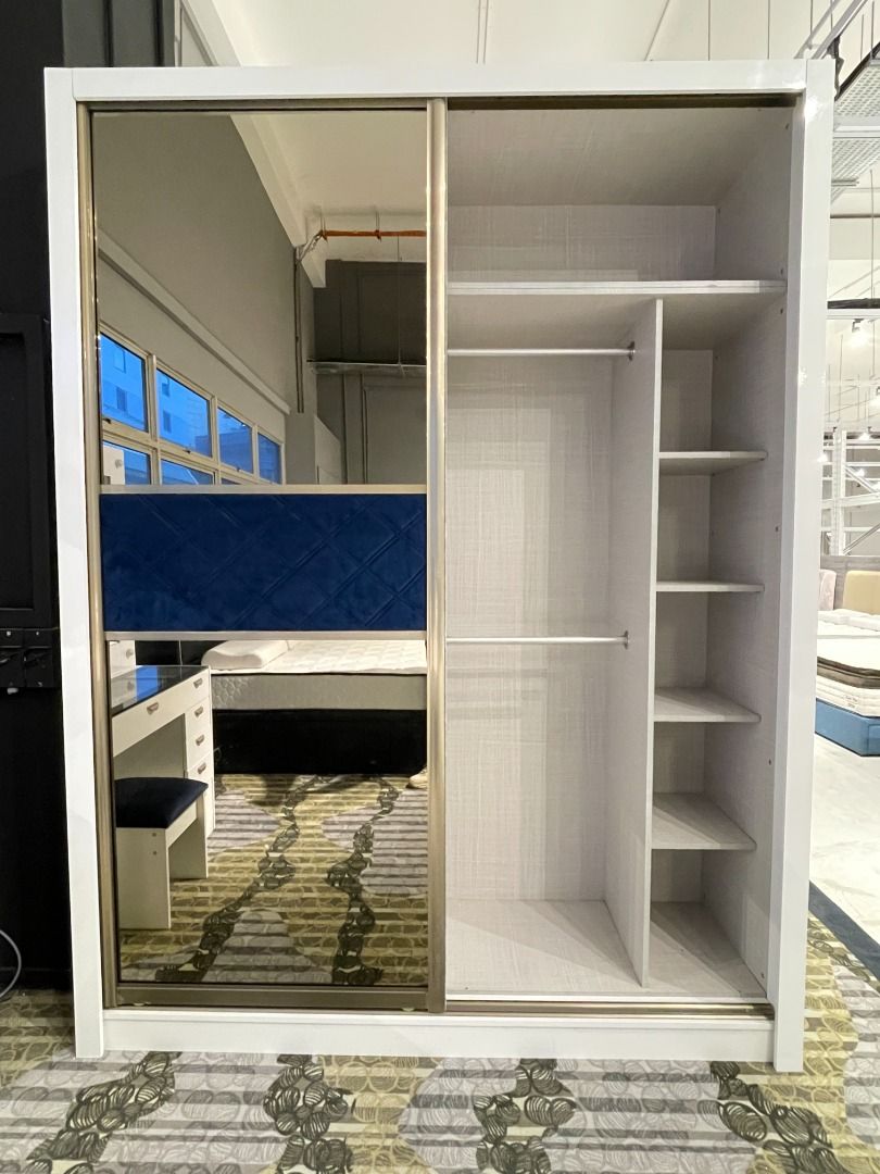 6 Feet Sliding Door Quality Wardrobe, Furniture & Home Living ...