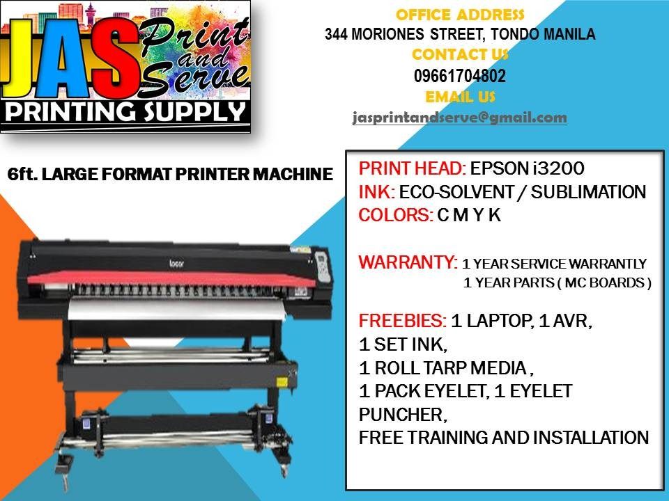 6FT LARGE FORMAT PRINTER, Computers & Tech, Printers, Scanners ...