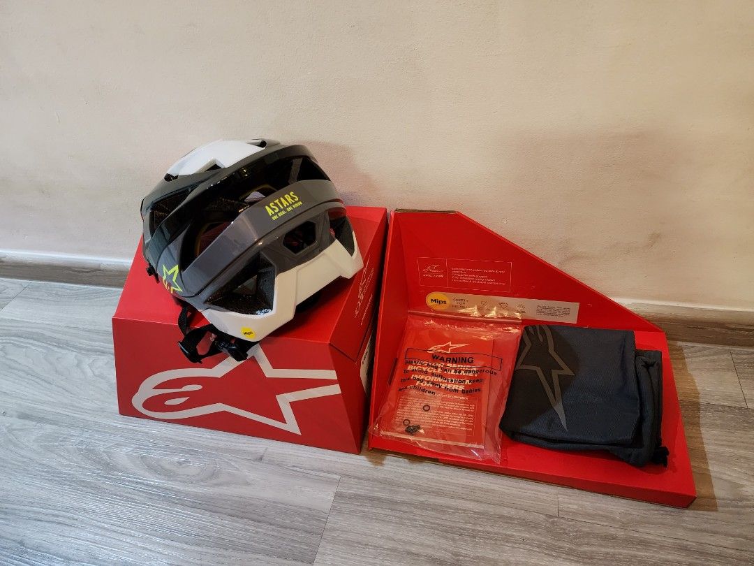 Alpinestar Vector Tech Pilot Mips MTB Helmet Size M, Sports Equipment ...