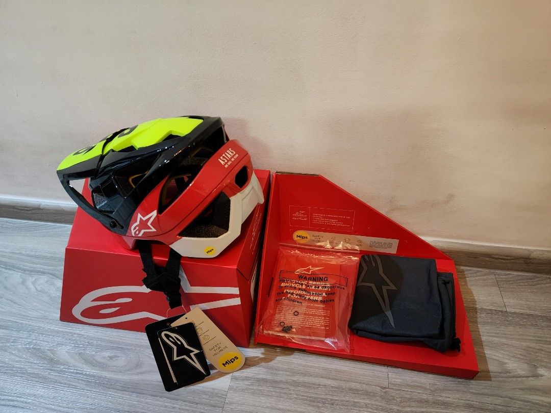 Alpinestar Vector Tech Pilot Mips MTB Helmet Size M and L, Sports ...