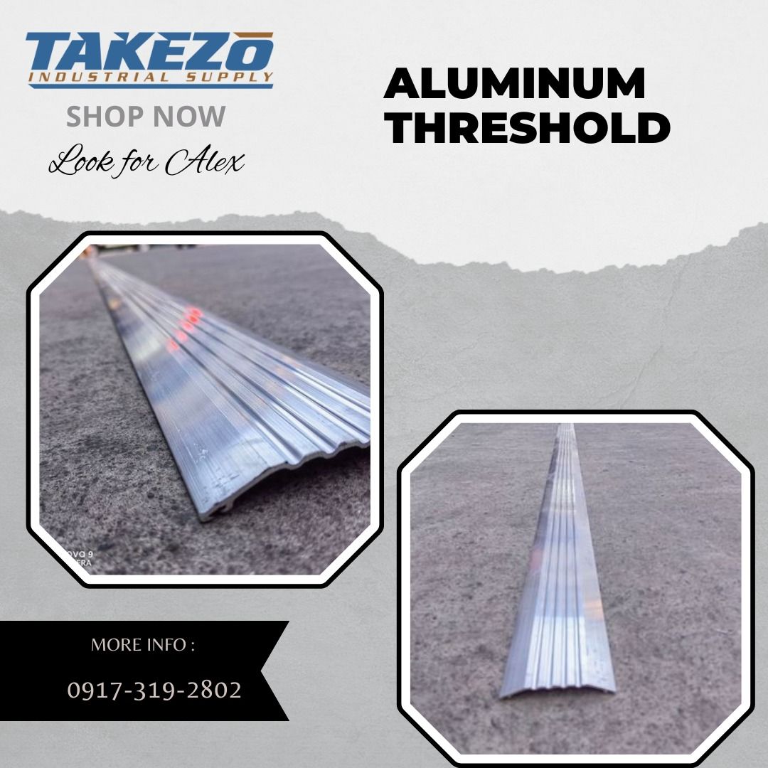 Aluminum Threshold (Specs: 4" x 21ft), Commercial & Industrial, Construction Tools & Equipment ...