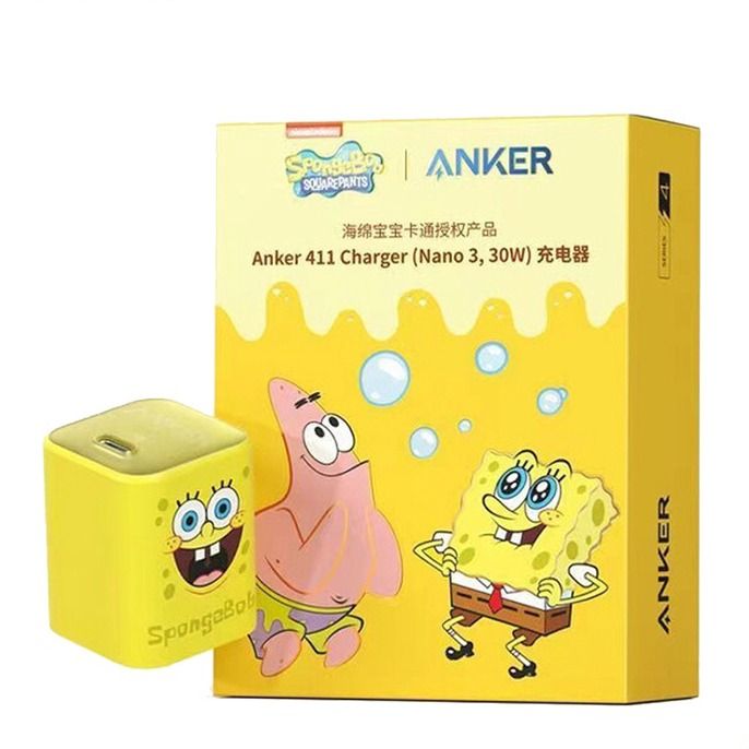 Anker 411 Charger Nano III 30W SpongeBob, Mobile Phones & Gadgets ...