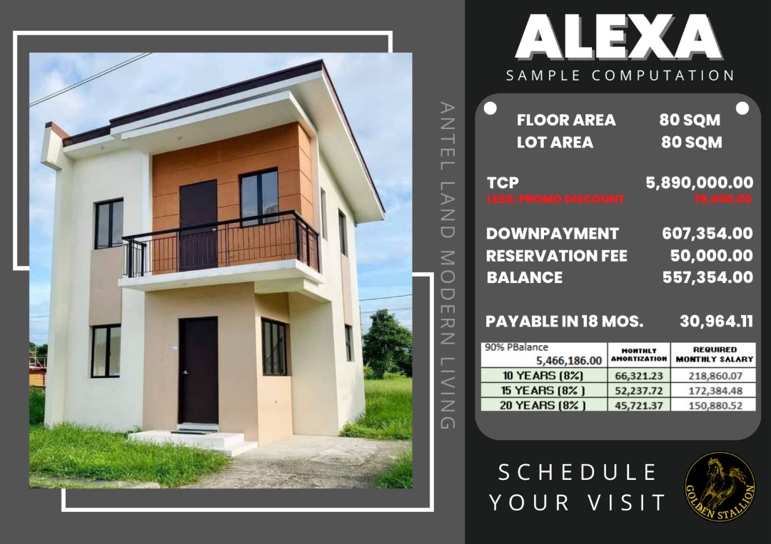 Antel grand village-Alexa House and lot Package, Property, For Sale ...