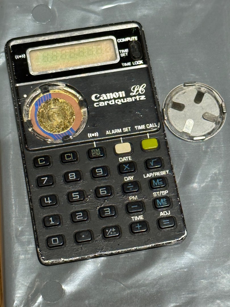 Vintage CANON CARD LC 61T Calculator Retro Pocket , Hobbies & Toys, Memorabilia & Collectibles ...