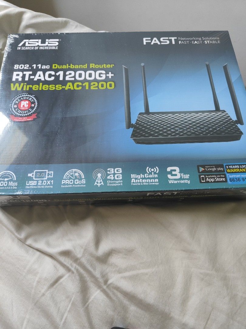 Asus router, Computers & Tech, Parts & Accessories, Networking on Carousell