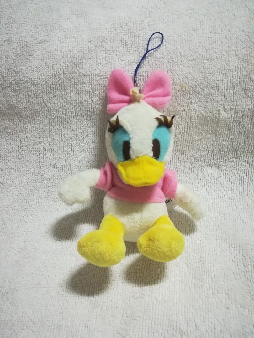 Authentic Nakajima Disney Daisy Duck Plush Soft Toy Bag Charm / Hanger ...