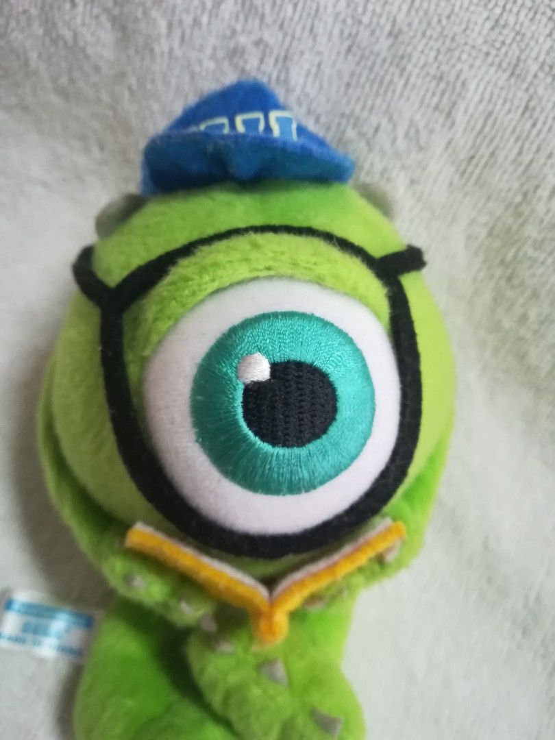 Authentic Sega Disney Pixar Monster Inc Mike Wazowski the Scholar Plush ...