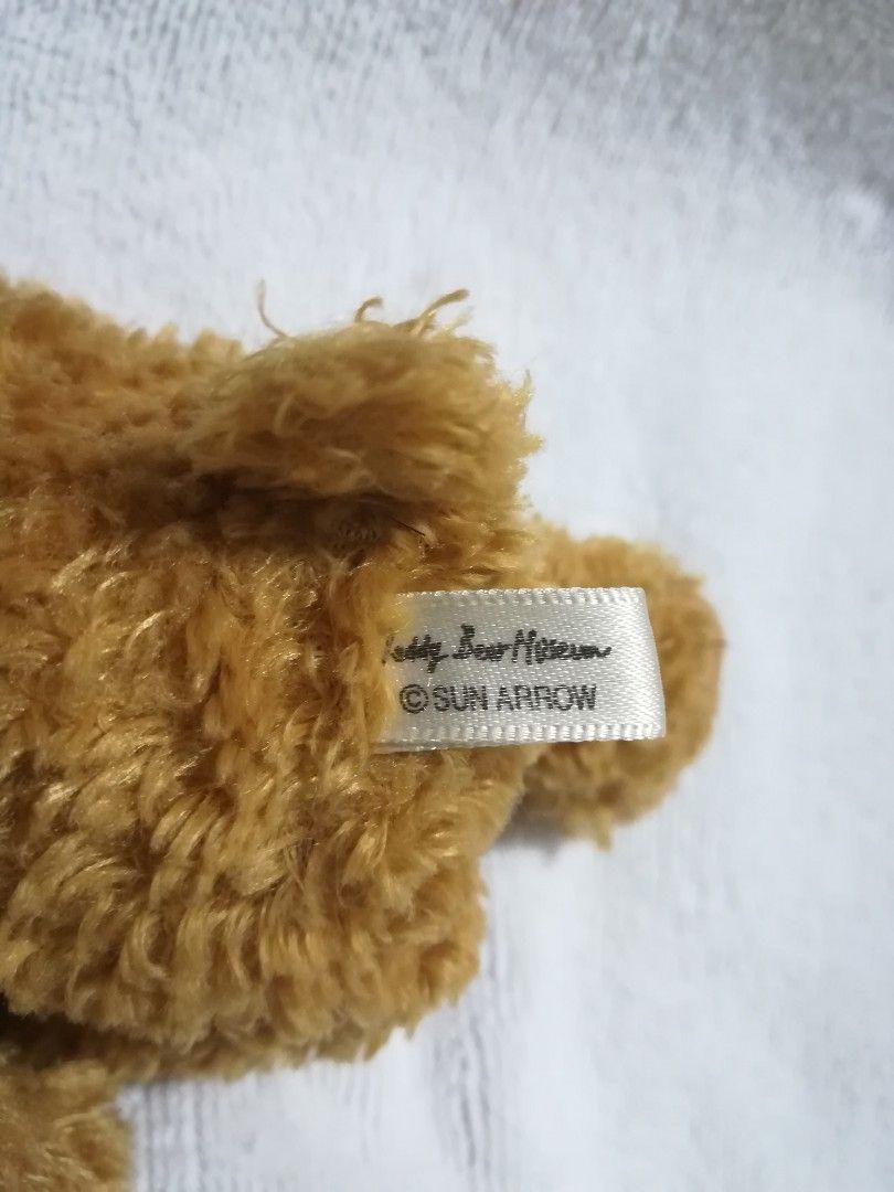 Authentic Sun Arrow Teddy Bear Museum Mini Teddy Beanie Plush Soft Toy ...