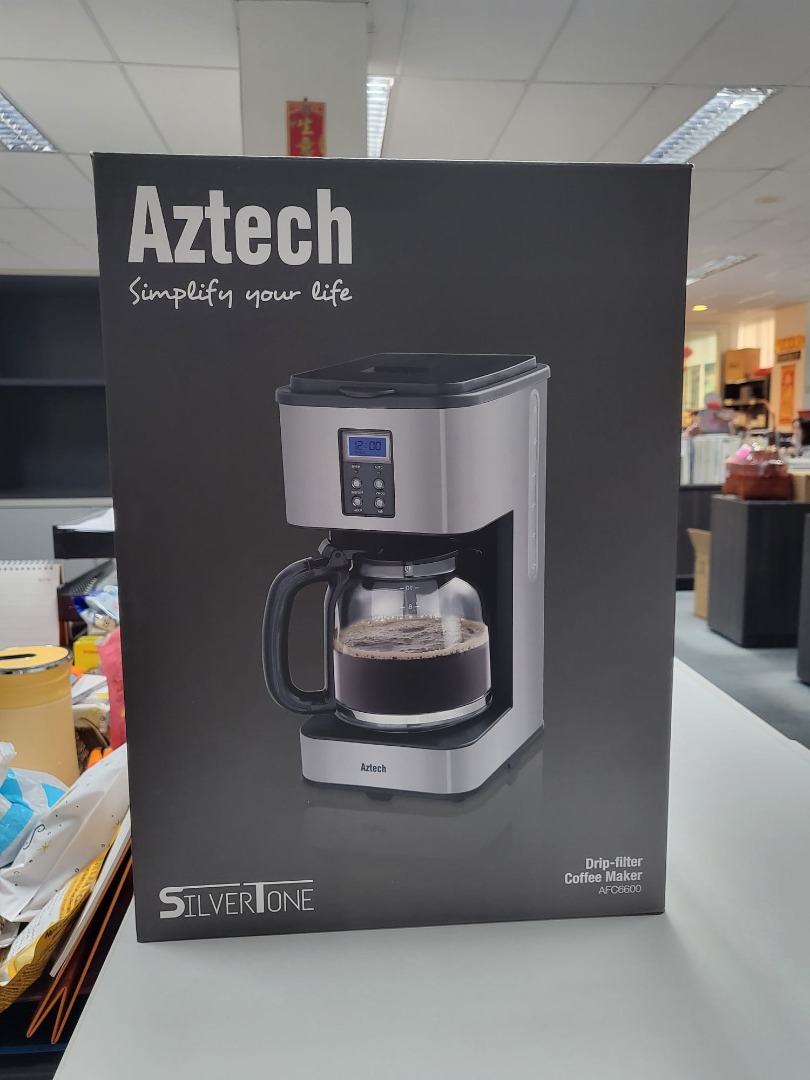 Aztech AFC6600 Drip Filter Coffee Machine, TV & Home Appliances ...