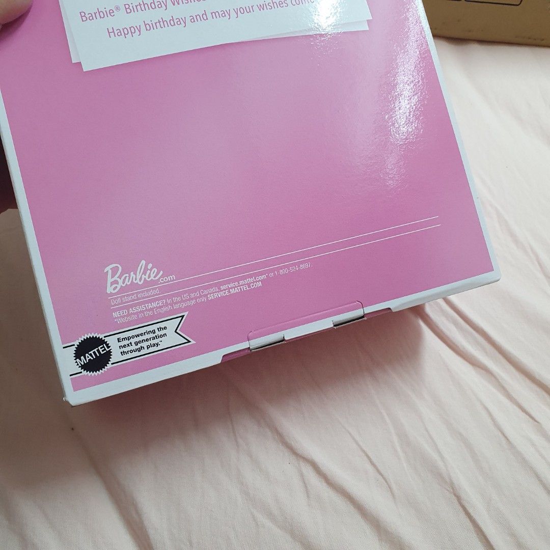 Barbie Birthday Wishes 2023 Signature Sealed Brand New Hobbies And Toys