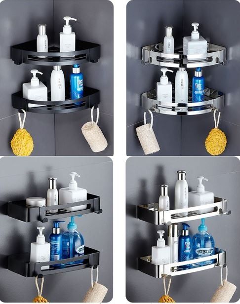 Bathroom Corner Rack Shampoo Rack Shampoo Holder Corner Rack Corner ...