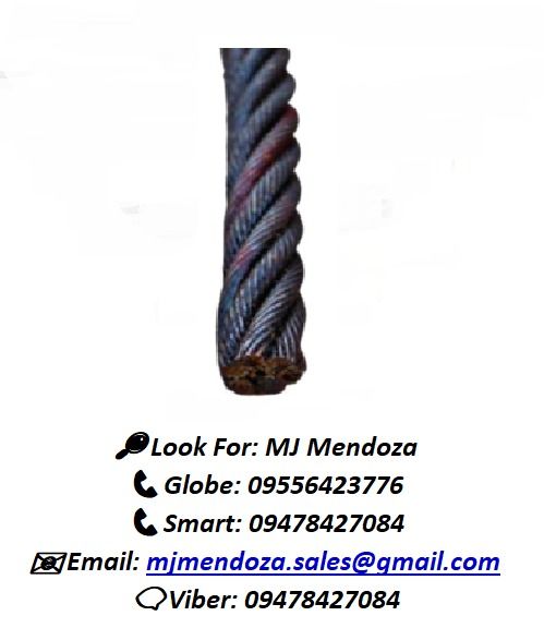 BLACK WIRE ROPE, Commercial & Industrial, Industrial Equipment on Carousell