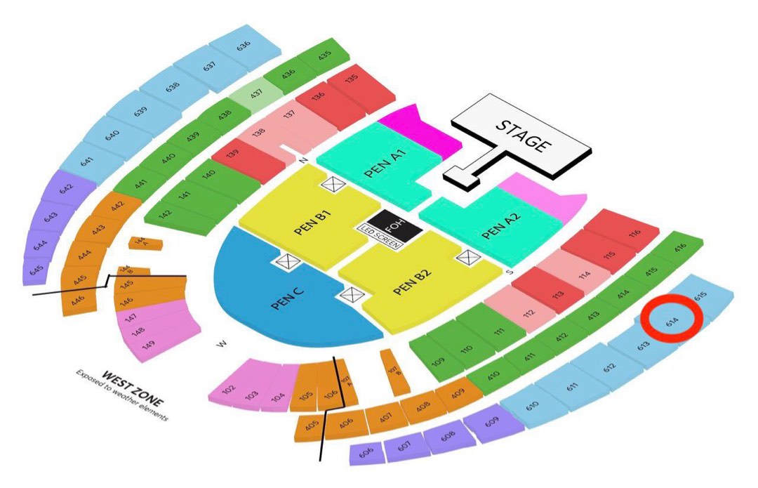 BLACKPINK WORLD TOUR [BORN PINK] SINGAPORE 13 May 2023 Day 1 Tickets ...