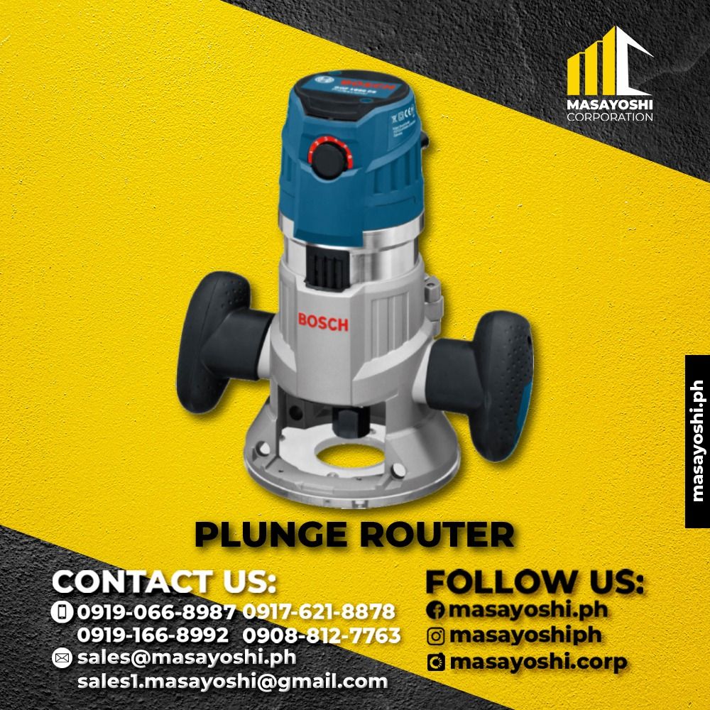 Bosch GOF 1600 CE Plunge Router, Woodworks, Bosch Tools, Commercial ...