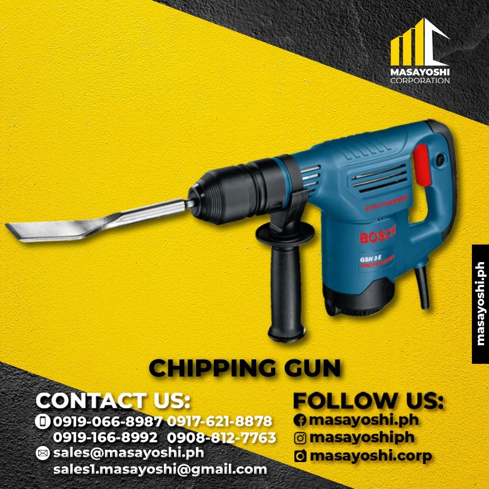Bosch GSH 3 E Demolition Hammer / Chipping Gun, Commercial & Industrial, Construction Tools ...