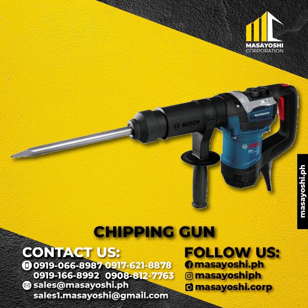 Bosch GSH 5 SDS Max Chipping Gun, Concrete Breaking Tool, Power Tool ...
