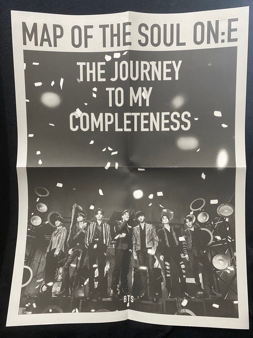 BTS Map of the Soul Photobook Folded Posters, Hobbies & Toys ...