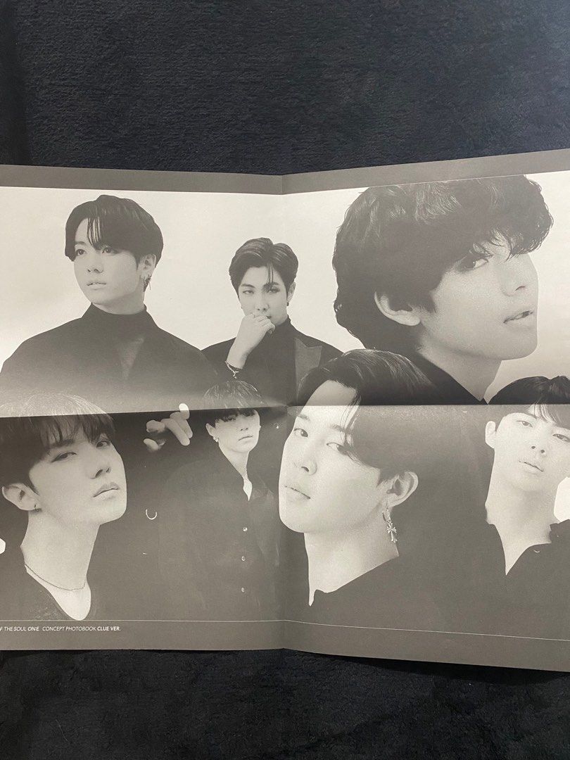 BTS Map of the Soul Photobook Folded Posters, Hobbies & Toys ...