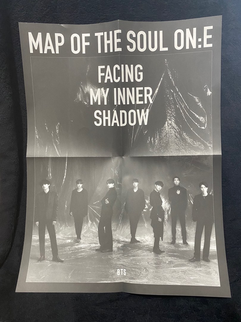 BTS Map of the Soul Photobook Folded Posters, Hobbies & Toys ...