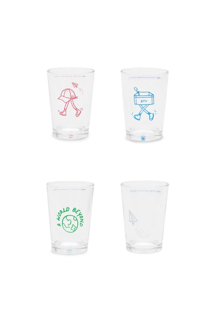 BTV MINI GLASS CUPS, Furniture & Home Living, Kitchenware & Tableware ...