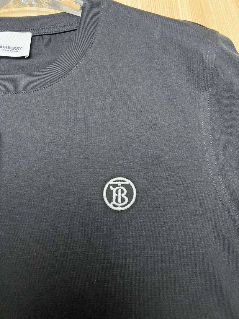 BURBERRY EMBROIDERED LOGO T-SHIRT/TEE (3 Color) (All sizes available ...