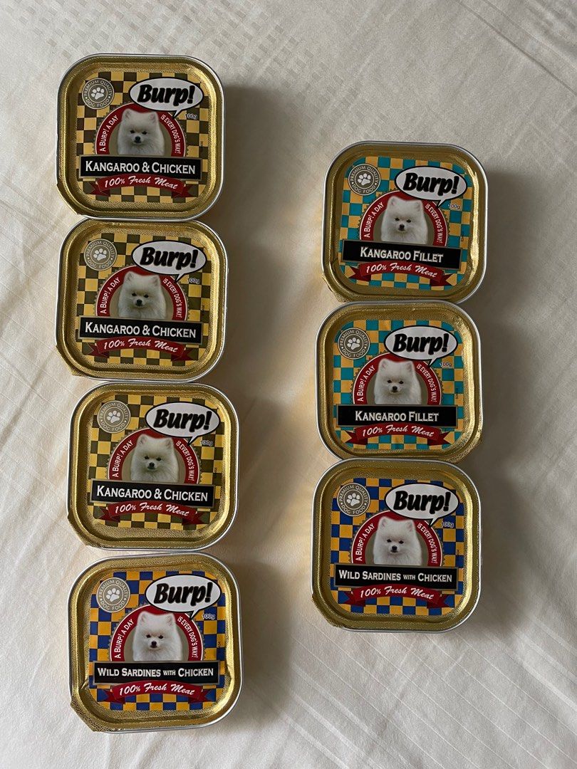 BURP Kangaroo Fillet ,Wild Sardines with chicken , Kangaroo&chicken ...