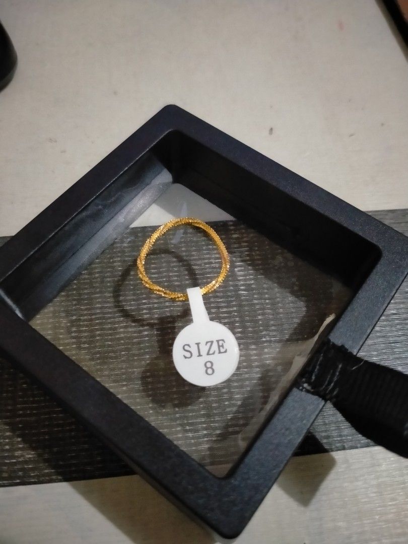 BURVON Basic Ring Constanze (Gold Vermeil), Women's Fashion, Jewelry ...