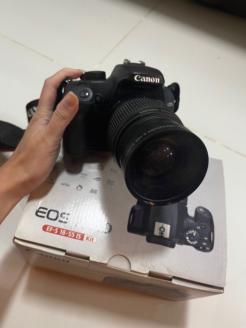 CANON EOS REBEL 1000D - complete pack with 18-55mm lens, Photography ...