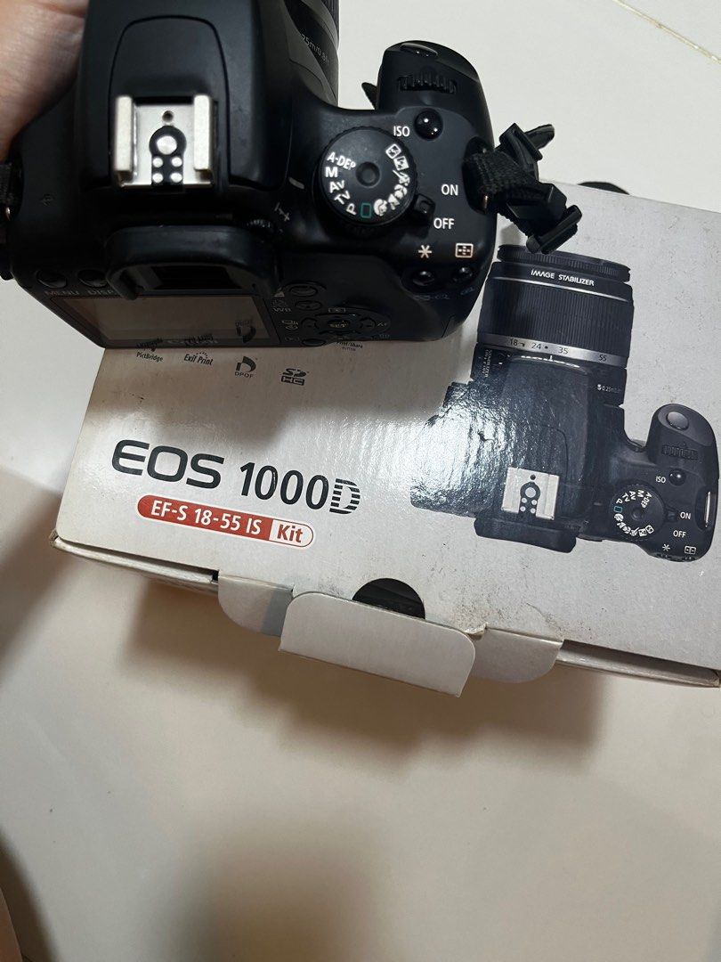 CANON EOS REBEL 1000D - complete pack with 18-55mm lens, Photography ...