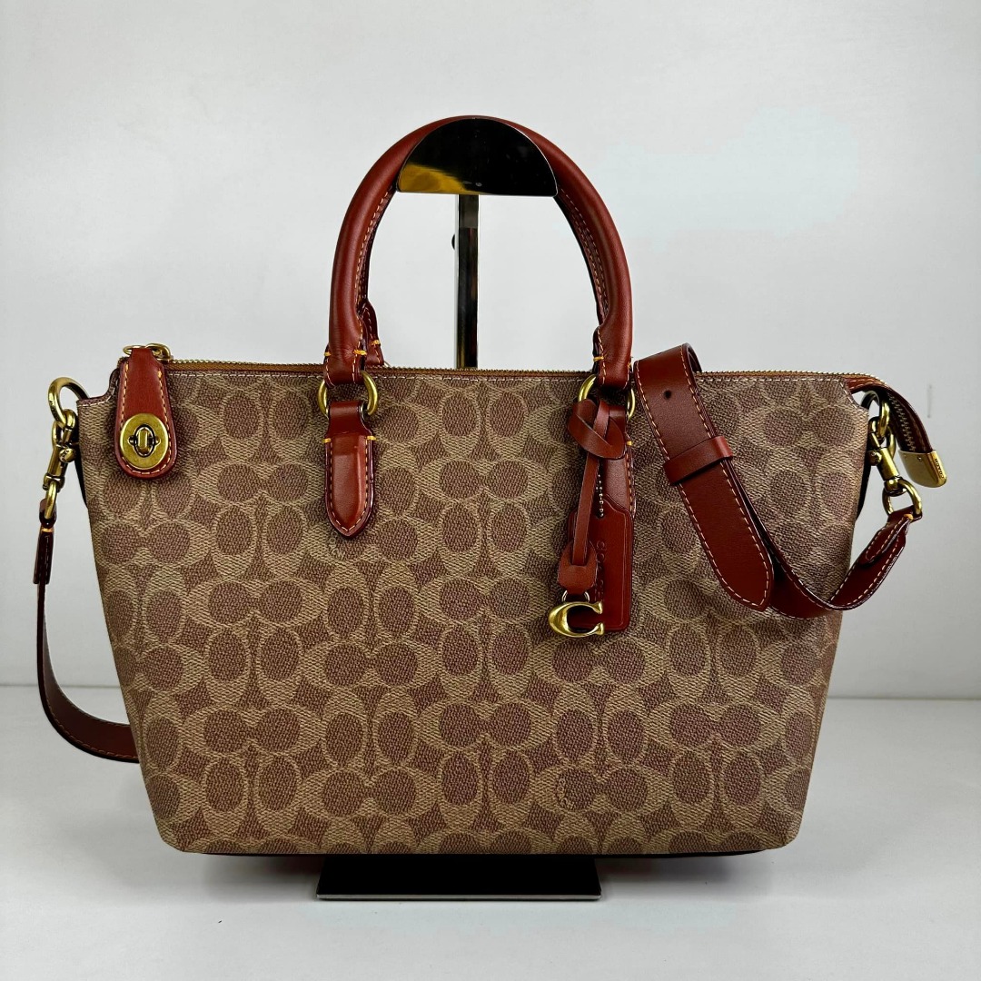 Cara Satchel In Signature Canvas, Luxury, Bags & Wallets on Carousell
