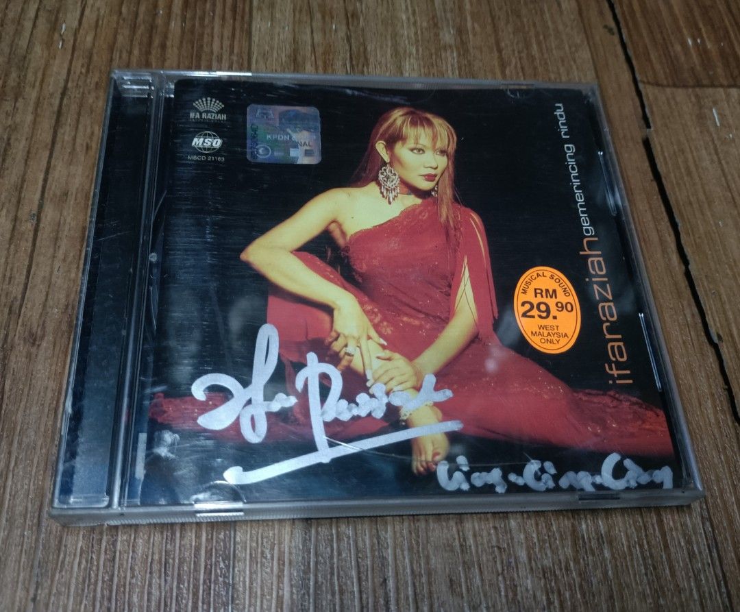 CD ifaraziah Sign Autograph Asli @ 2004 Ifa Raziah Entertainment ...
