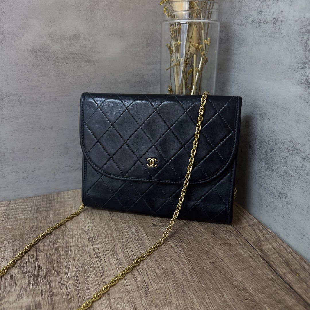 Chanel 24K Gold WOC, Luxury, Bags & Wallets on Carousell