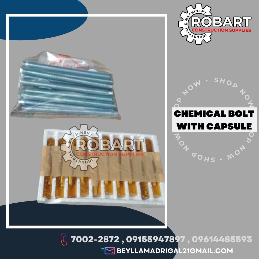 Chemical Bolt with Capsule, Commercial & Industrial, Construction Tools ...