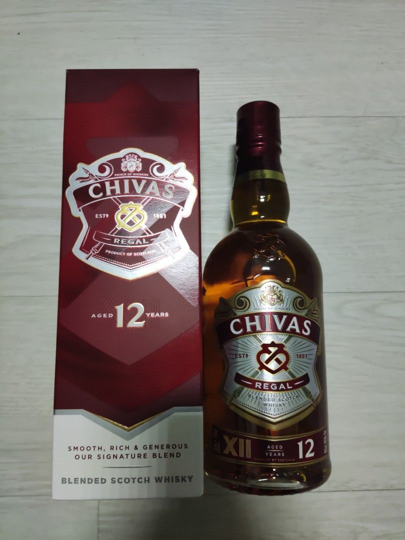 Chivas Regal 12 years 700ml, Food & Drinks, Alcoholic Beverages on Carousell