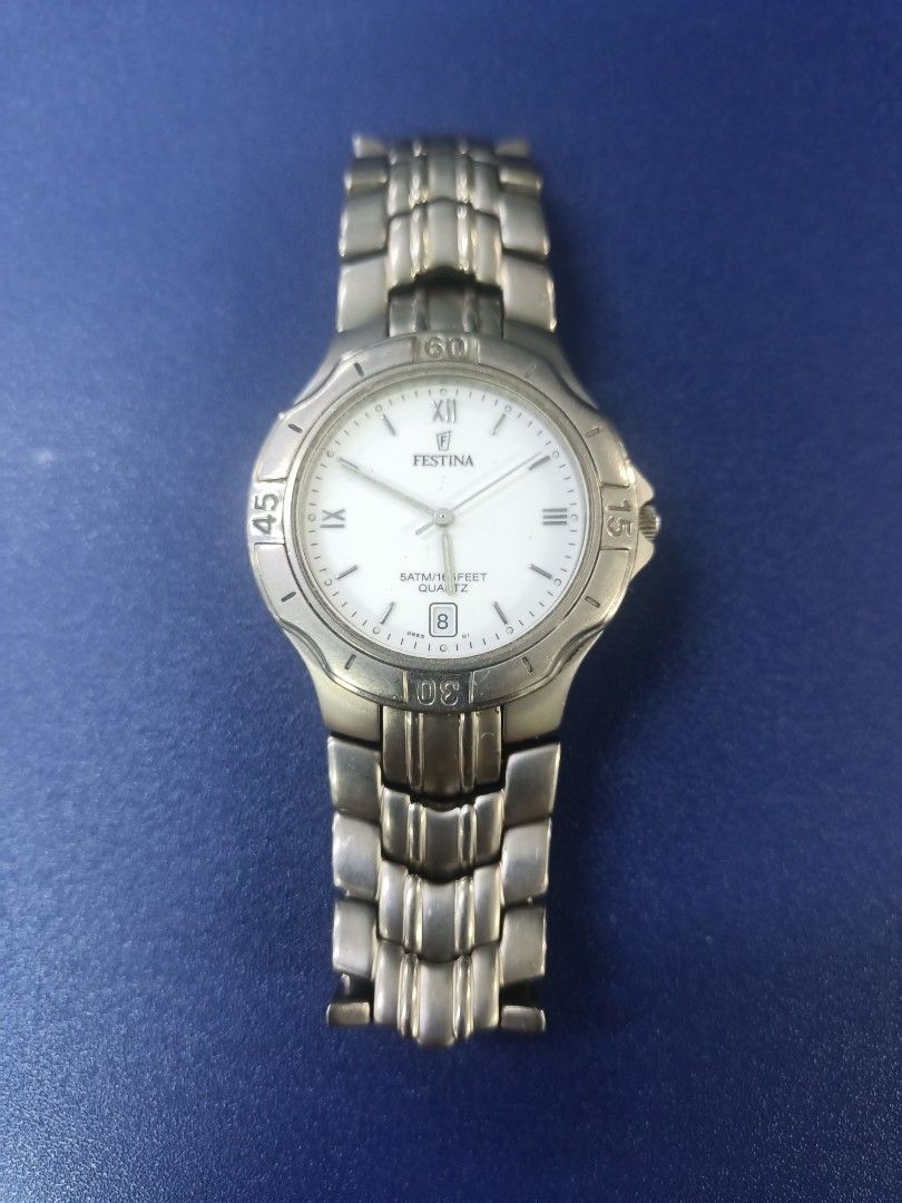 Classic Festina Titanium Date Swiss Quartz Registered Model Collection ...