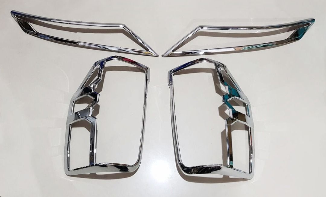 Combo Garnish Chrome for Mitsubishi Triton Strada 2019 to 2023, Car ...