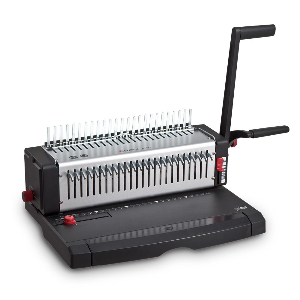 COMIX Comb Binding Machine B2919 22 sheets punching capacity 24 holes ...