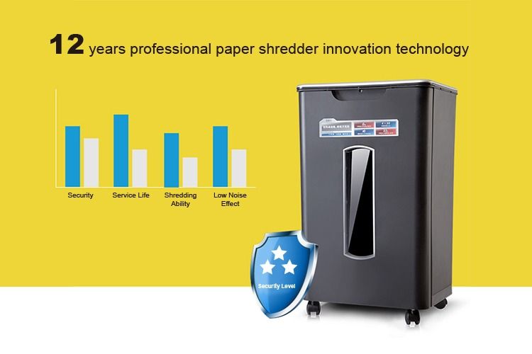 COMIX S801 22L Cross Cut Auto-Feed Heavy Duty Paper Shredder, Computers ...