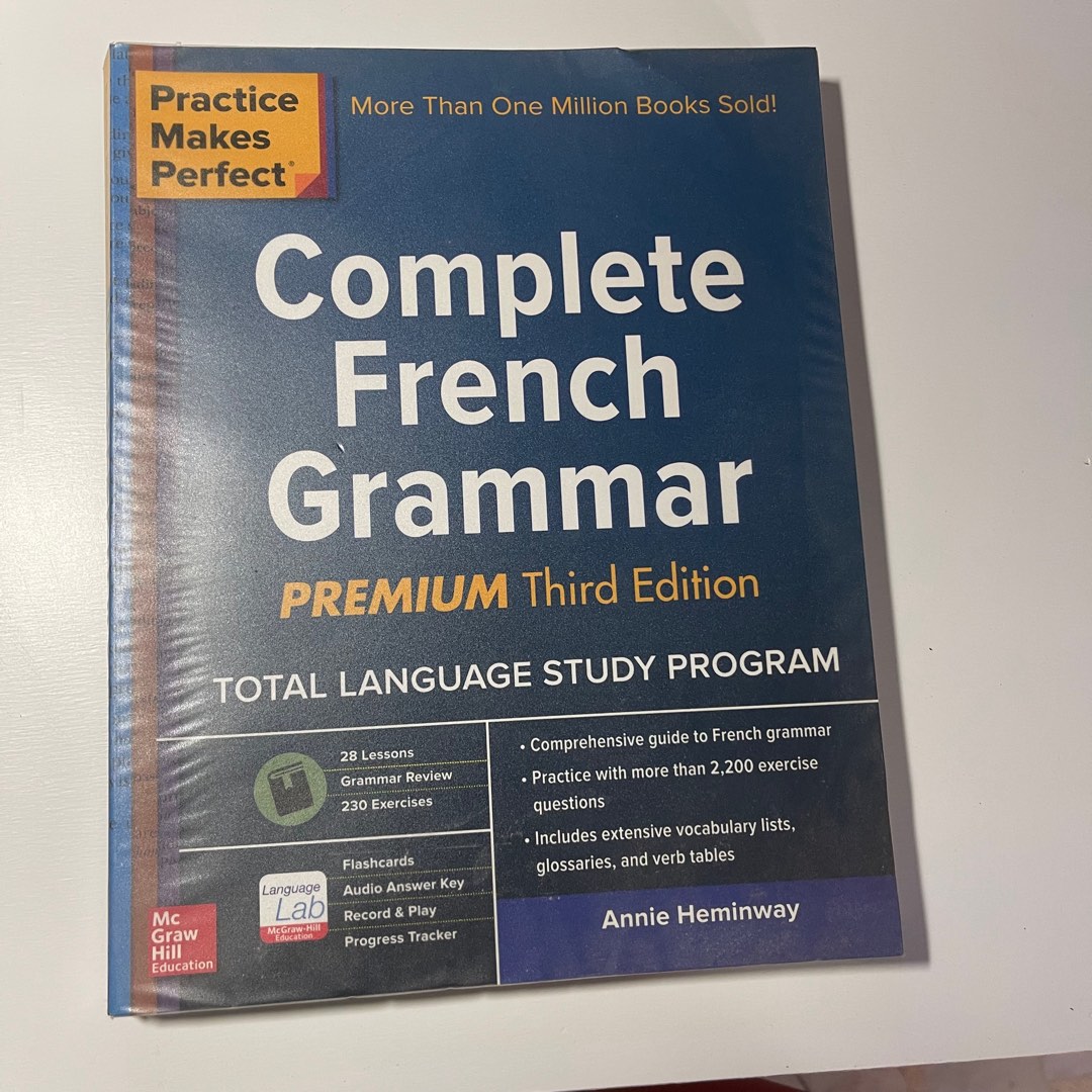 Complete French Grammar (Premium 3rd Edition), Hobbies & Toys, Books ...