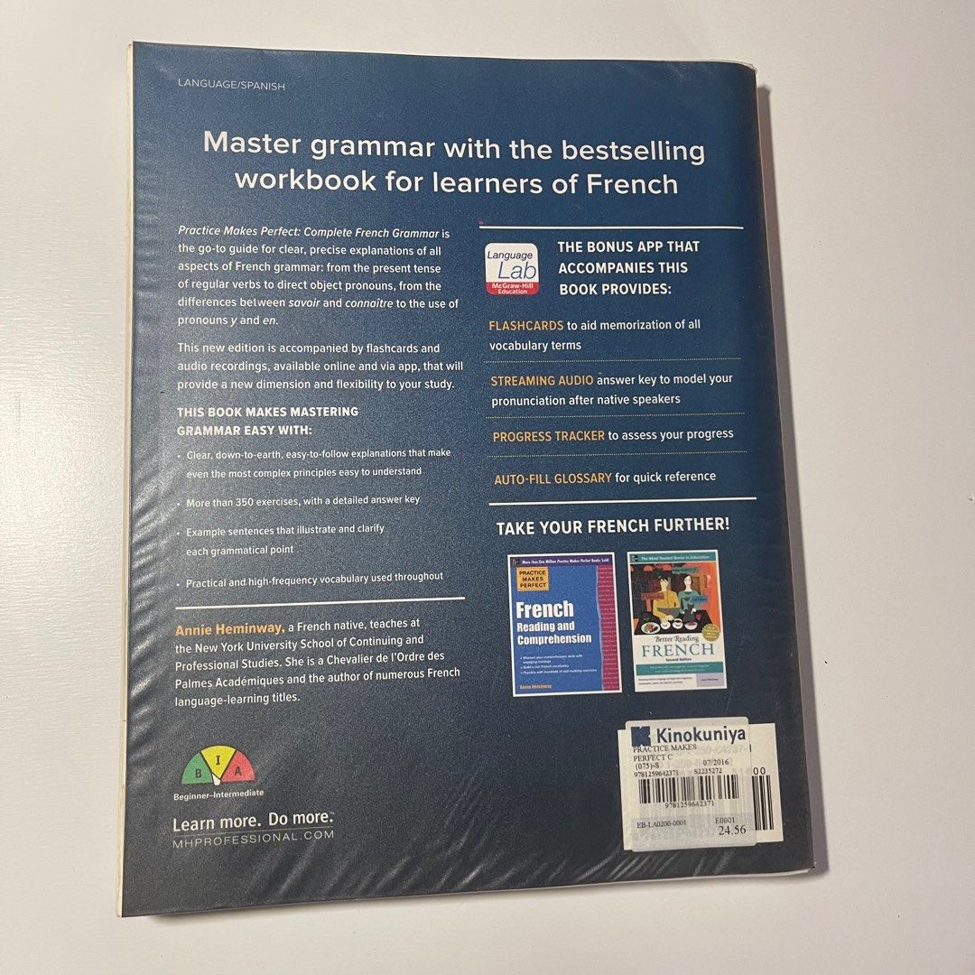 Complete French Grammar (Premium 3rd Edition), Hobbies & Toys, Books ...