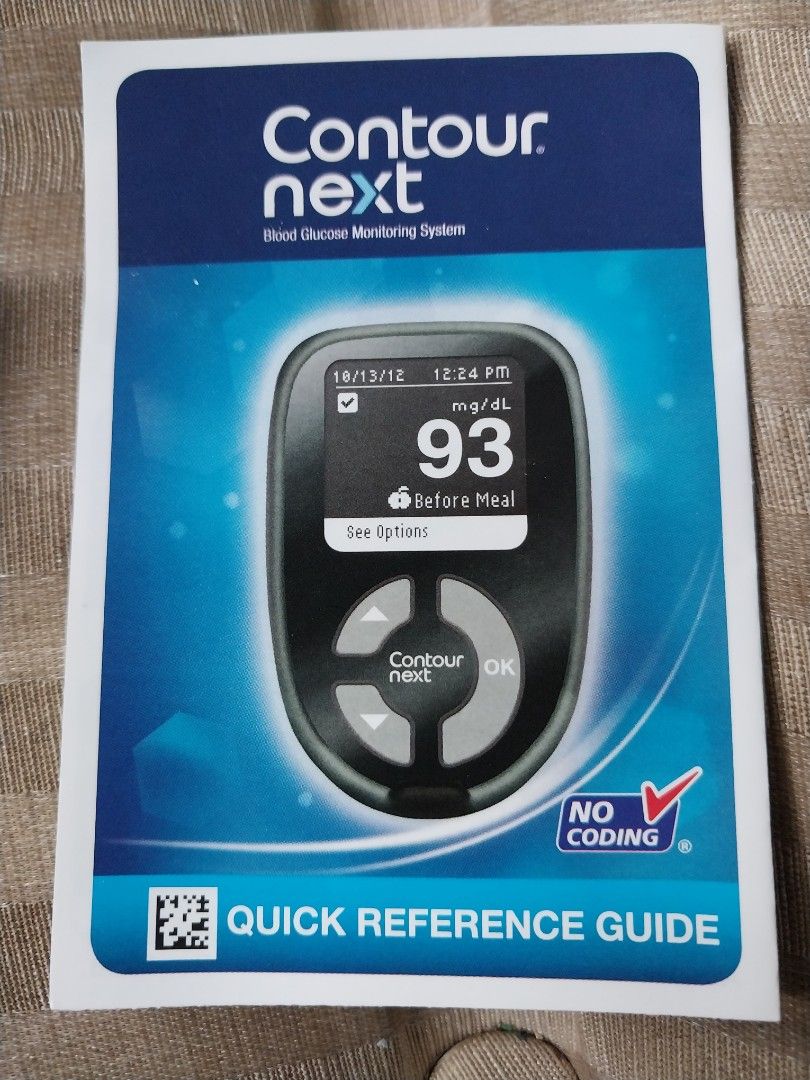 Contour Next Glucometer, Health & Nutrition, Health Monitors & Weighing ...