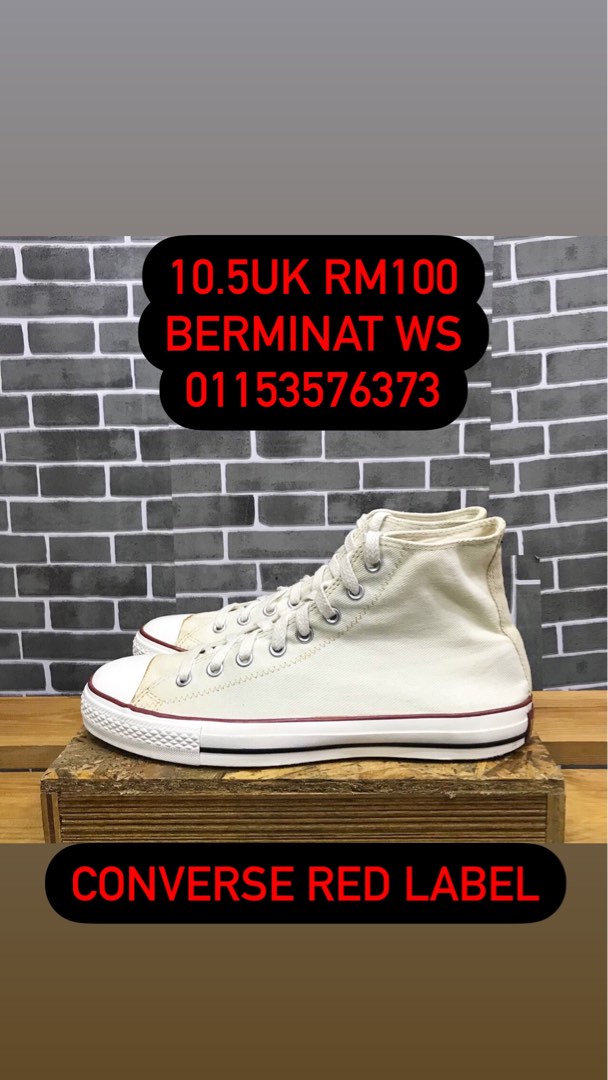 Converse Red Label, Men's Fashion, Footwear, Sneakers on Carousell