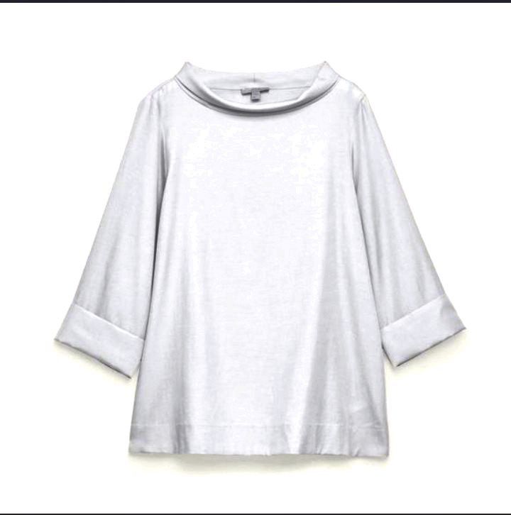 COS Folded Collar 3/4 Cuffed Sleeve, Women's Fashion, Tops, Blouses on ...